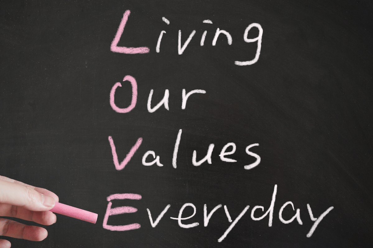 Identify your values to build better habits | Nutrition By Carrie